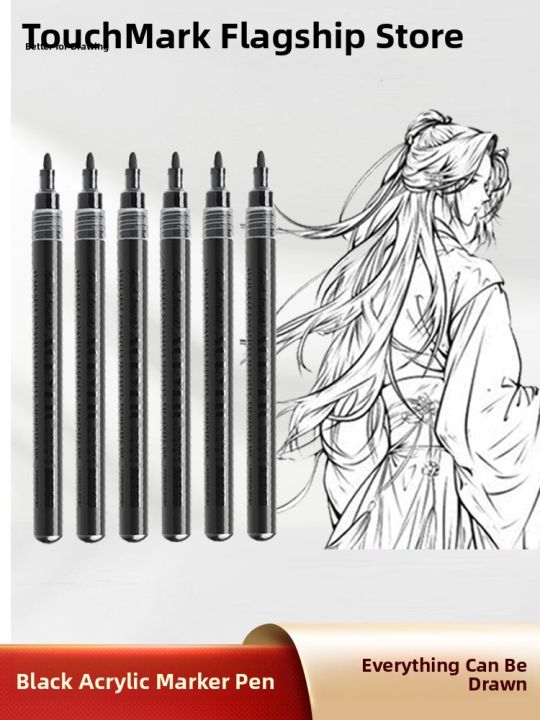 Touch mark | Waterproof Quick-Dry Non-Fading Acrylic Marker Pen | Lazada PH