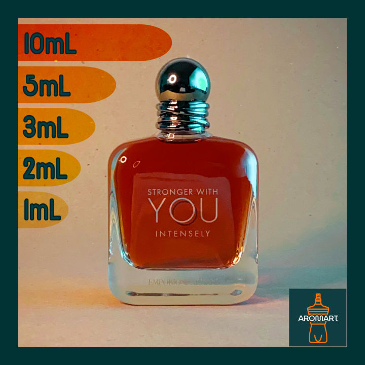 DECANT SWYI Stronger With You Intensely EDP [1ml 2ml 3ml 5ml 10ml] Empor!o Arman! Perfume for ...