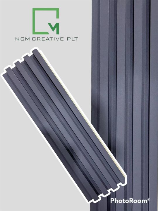 FLUTED PANEL - DARK GREY 25Mm | Lazada