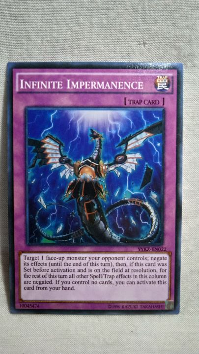 Infinite Impermanence (Class A) Yu Gi Oh! Trading Card Game | Lazada PH