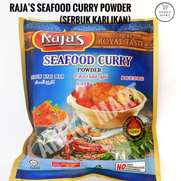 Raja's Seafood Curry Powder/ Serbuk Kari Ikan 【250g/450g】 | Lazada