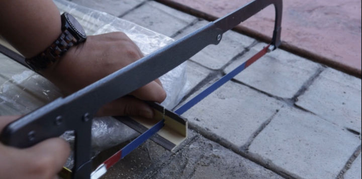 SMJ L-shape Edging WPC Corner PVC Moulding 30(W)x30(H)x1000(L)mm D ...