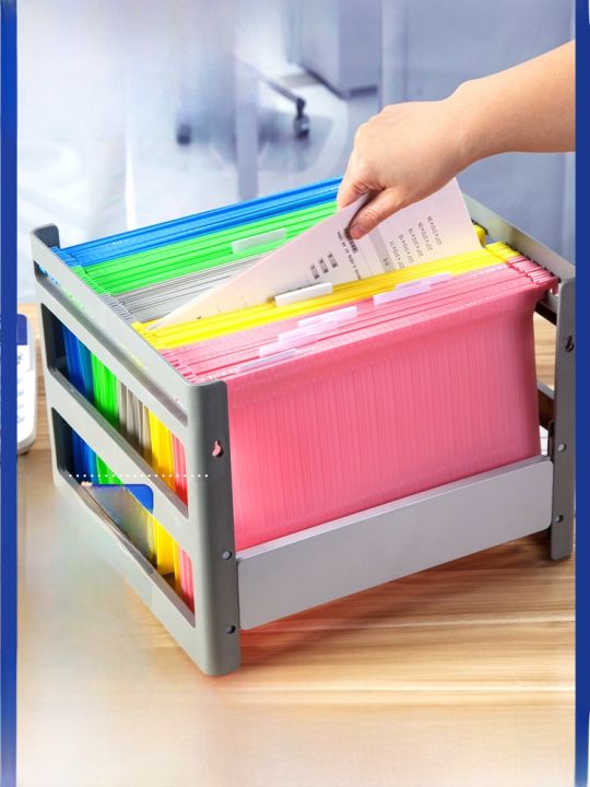 Thickened Plastic Hanging File Folder A4 Front Desk Hotel Reception ...