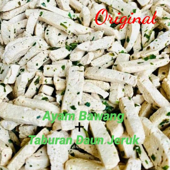 Basreng original renyah dan gurih rasa ayam bawang dengan di taburi ...