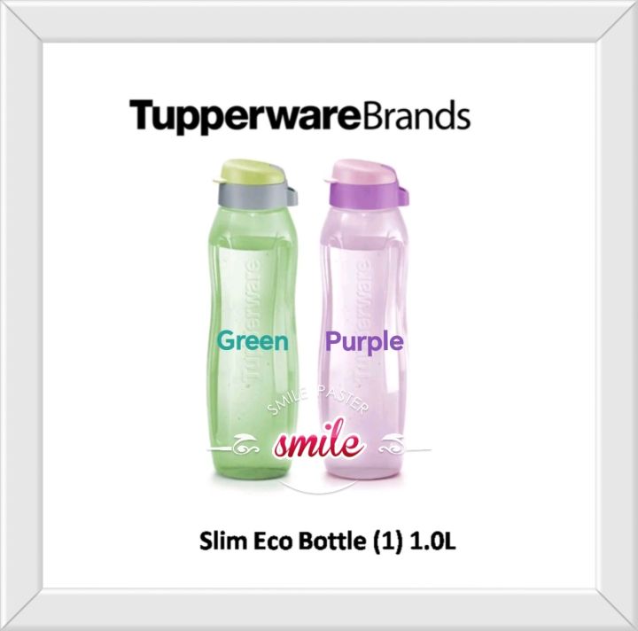 Tupperware Slim Eco Bottle 1L / Pouch (1) | Lazada