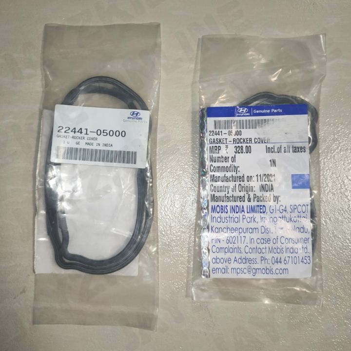 2244105000 VALVE COVER GASKET ORIGINAL FOR HYUNDAI EON (22441-05000 ...
