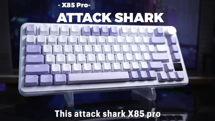 Attack Shark X85 Pro Wireless Gasket Mechanical Keyboard 75% Tri-Mode ...