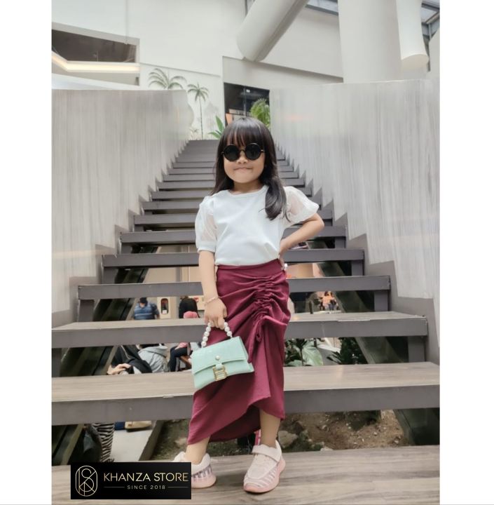 ROK SERUT CRINCLE ANAK PEREMPUAN / BAWAHAN ROK ANAK CRINCLE AIRFLOW ...