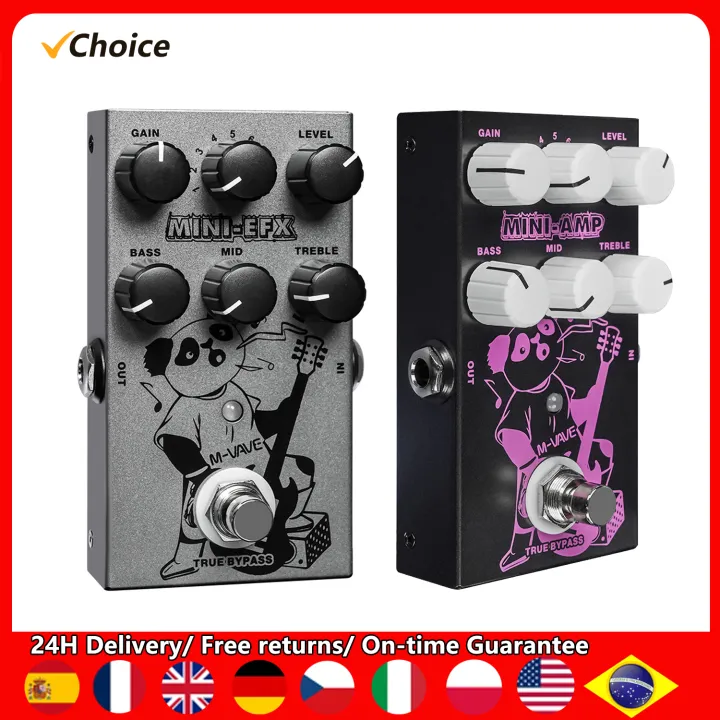 M-VAVE Electric Effects Pedals Heavy Metal Electric Guitar Overload ...