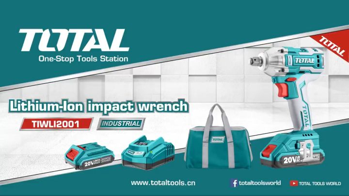 Total TIWLI2001 Li-ion Cordless Impact Wrench 无綫冲击扳手 20V | Lazada