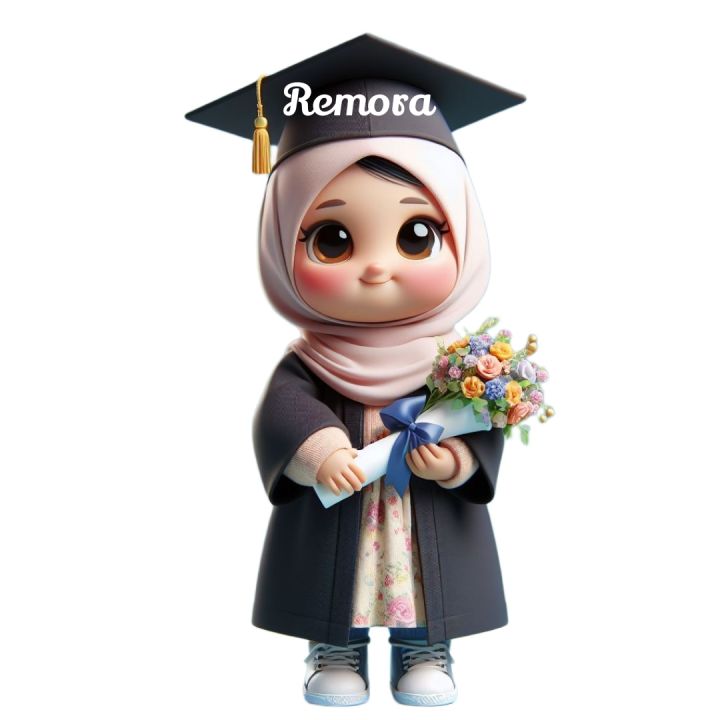 Ready Stok Topper Anak Wisuda 3D Viral Topper Bucket Bunga Topper ...