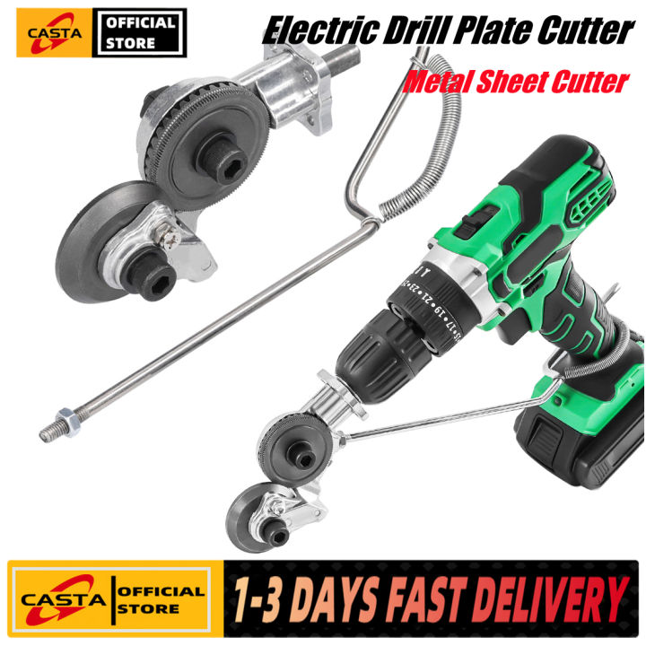 Electric Drill Metal Plate Cutter 0.8mm Metal Iron Tin Plate Quick ...