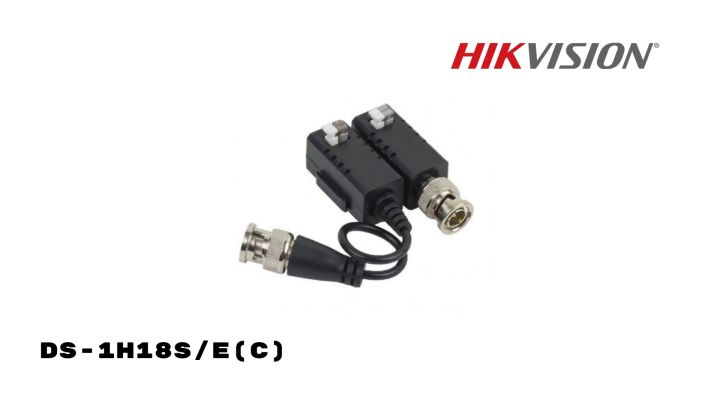 Hikvision Video Balun 1 Channel Passive Video UTP RJ45 LAN Balun Real Time Transmit CCTV HD ...