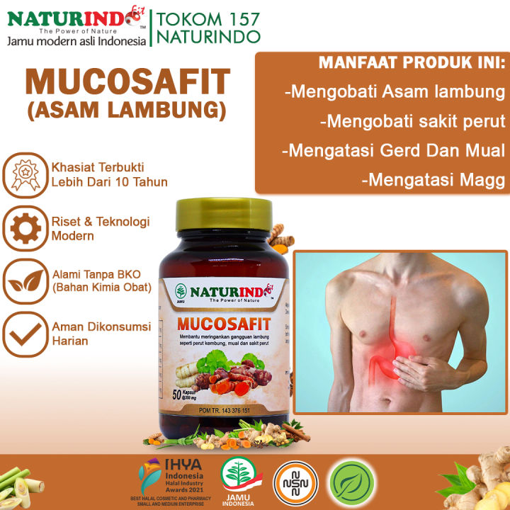 MUCOSAFIT OBAT ASAM LAMBUNG MAAG SAKIT PERUT MELILIT SEBELAH KIRI SESAK ...