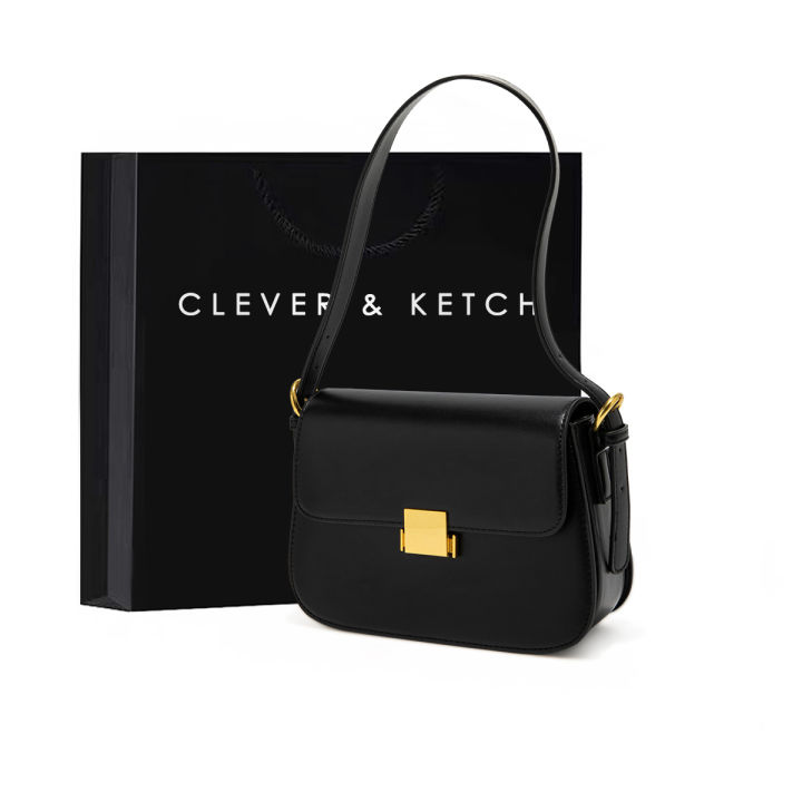 Clever & ketch กระเป๋าผู้หญิงแบบใหม่ปี2024กระเป๋าทรงเต้าหู้สะพายไหล่ ...