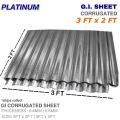 3FT x 4FT | GI CORRUGATED SHEET | Yero • Galvanized Iron Roofing | 0 ...