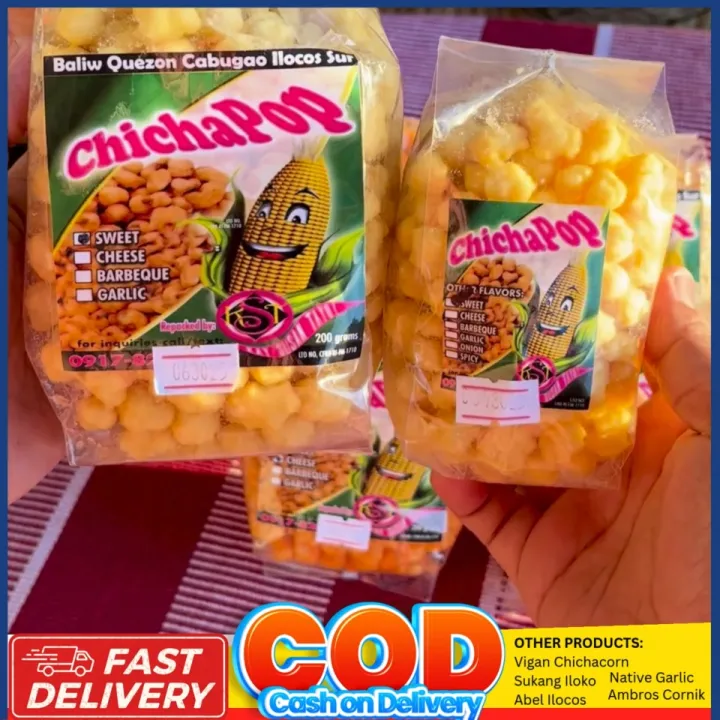 Ilocos Chichapop Chichacorn 200g Snacks Pasalubong Sweet Ilocos ...