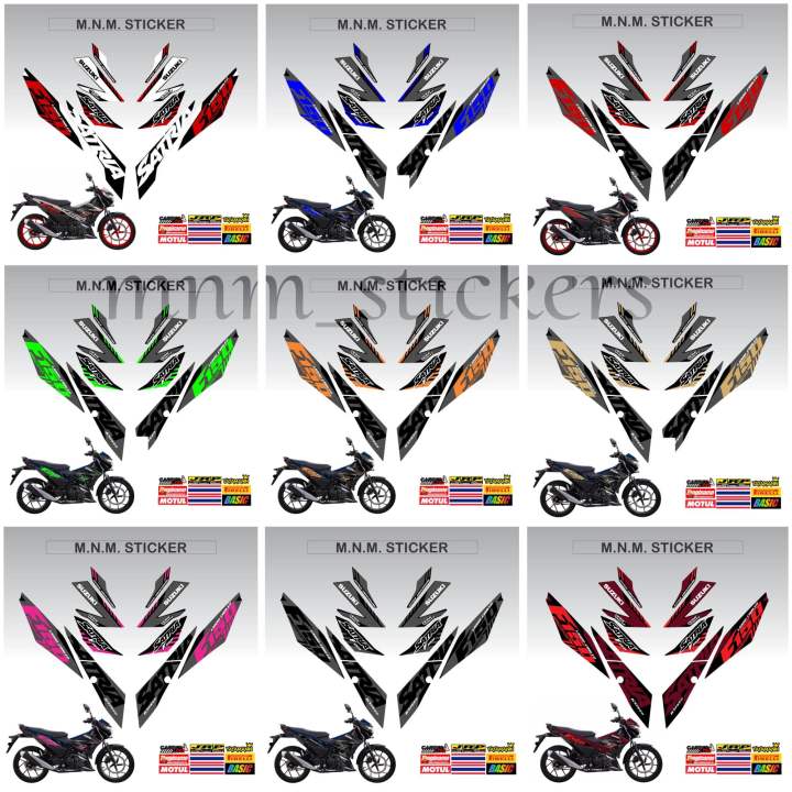 Suzuki Raider 150 Fi Decals/Stickers With Freebies 2024 Model | Lazada PH