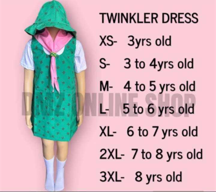 7 in 1 twinkler scout type A uniform set | Lazada PH