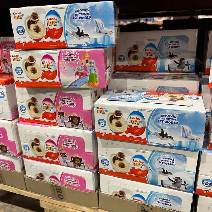 8pcs Kinder Joy Chocolate Egg 160g with Surprise Toy (Girl / Boy ...