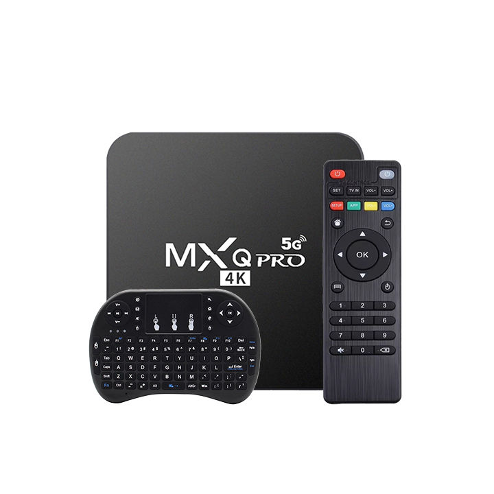 MXQ Pro 4K Android 11.0 TV Box 5G for Non Smart TV Ultra HD Quad Core TV Box 2.4G Wifi 8GB+128GB ...