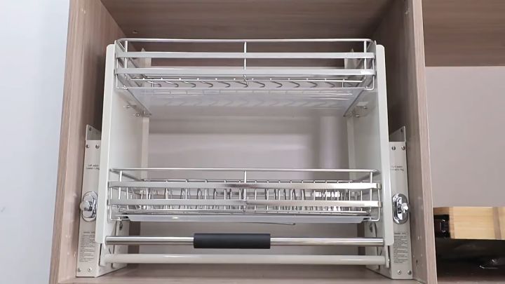Pull Down Dish Rack Kitchen Pull Out Rack 304 Stainless Steel Pull Down ...