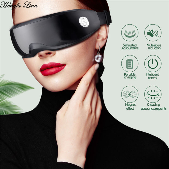 Hengfa Lina Smart Eye Massager Magnetic Fatigue Dark Circles Massage ...