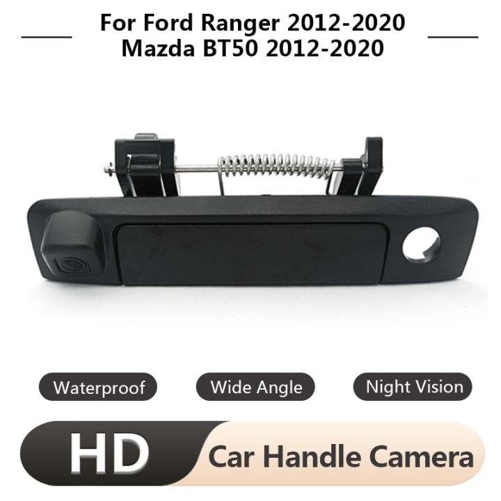 HD Waterproof Car Rear View Trunk Handle Camera For Ford Ranger 2012 ...