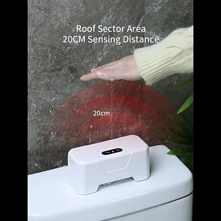 Contact-Free Smart Flush Toilet Induction Auto Flush Device for Mall ...