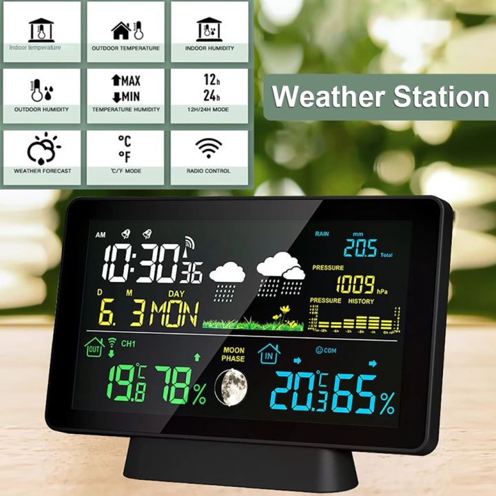 Multi-function Digital Weather Station Temperature Humidity Rainfall ...