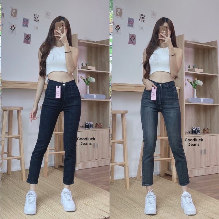 New collection Chuu -5kg บอยสลิมขาเย้บ ผ้ายืด รุ่นเบสิค มา2สีนะคะ2สี : ดำสนิท, ดำฟอกSize : S M L ...