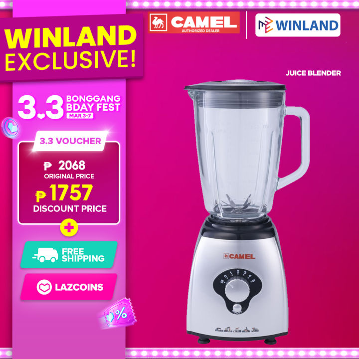 Camel by Winland Ice Crushing Blender 1.75L CBL-1040G | Lazada PH