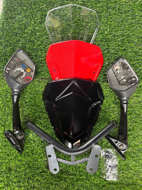 HONDA CLICK VISOR WITH SIDE MIRROR FOR VERSION 3 AND VERSION 2 | Lazada PH
