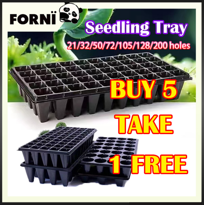 Seedling Tray 32/50/72/105/128 Holes Garden Starter Tray Strength Seed ...