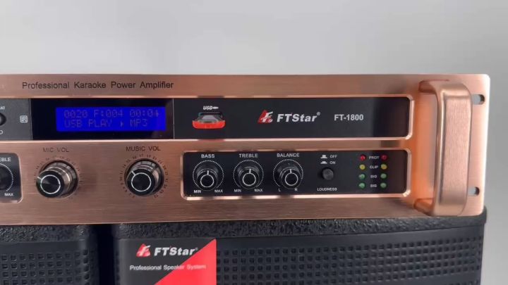 FT STAR Professional High-end Power Ampilfier With FM/USB/SD/BT Player ...