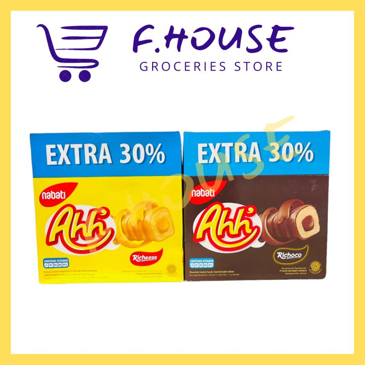 Nabati Richeese Ahh Triple EXTRA 30% (20’s x 5g) ️ Cheese ️Chocolate | Lazada