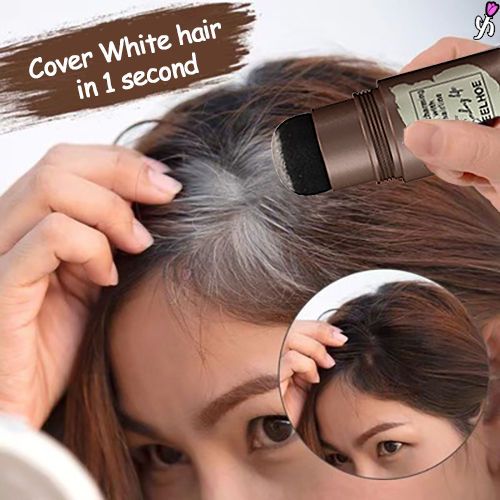 Cover White Hair One-Time Hair Dye Stick Shading Powder Hairline ...