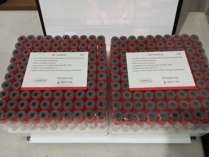 RED TOP BLOOD COLLECTION TUBE (I-Shield) | Lazada PH