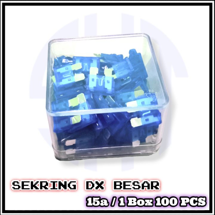 Sekring fuse besar 15a 100pcs | Lazada Indonesia