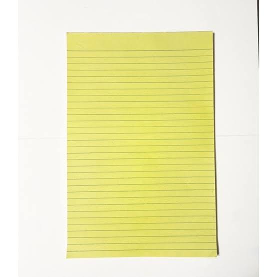 YELLOW PAD PAPER (1 PAD) | Lazada PH