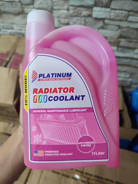Platinum Radiator Long Life Coolant Pink , 1.1L (Ready to use Coolant ...