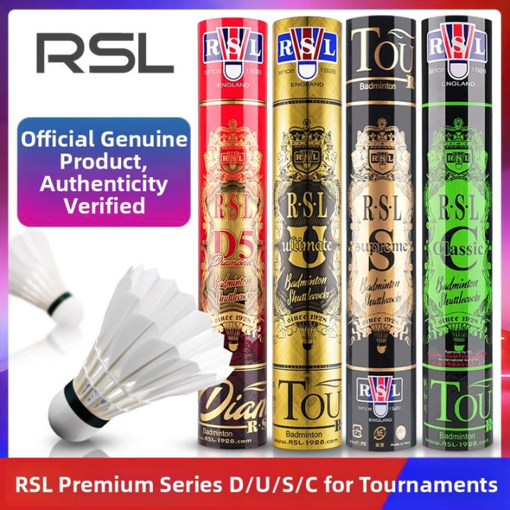 RSL | Durable Goose Feather Shuttlecock | Lazada