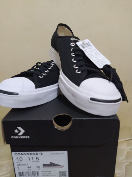 Converse Jack Purcell Cotton Ox Black มือ1 ลิขสิทธิ์แท้ป้ายครบพร้อม ...