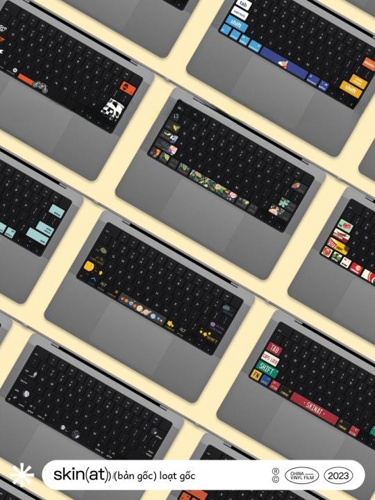 Skinat for MacBookPro14 Keyboard Cover Mac Keyboard Stickers MacBook ...