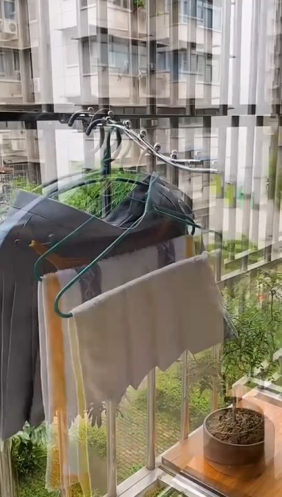 Clothes Rack Clothe Hangers Hanger Stainless Steel Space Saving Drying ...