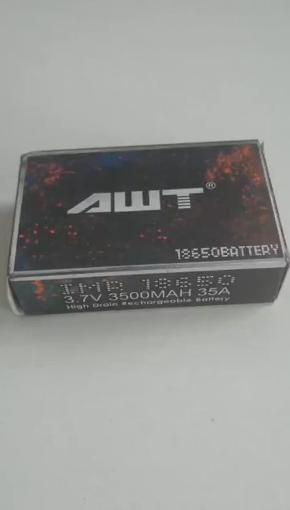 AWT lithium 18650 3.7v li ion Rechargeable battery pack lithium ion ...