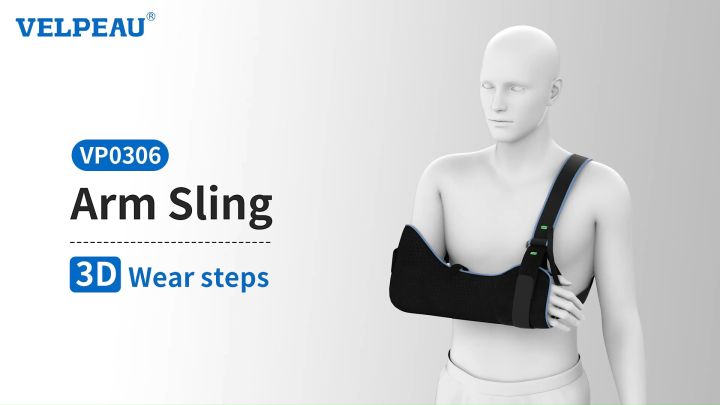 VELPEAU Arm Sling Support Breathable and Skin-Friendly Arm Sling For ...