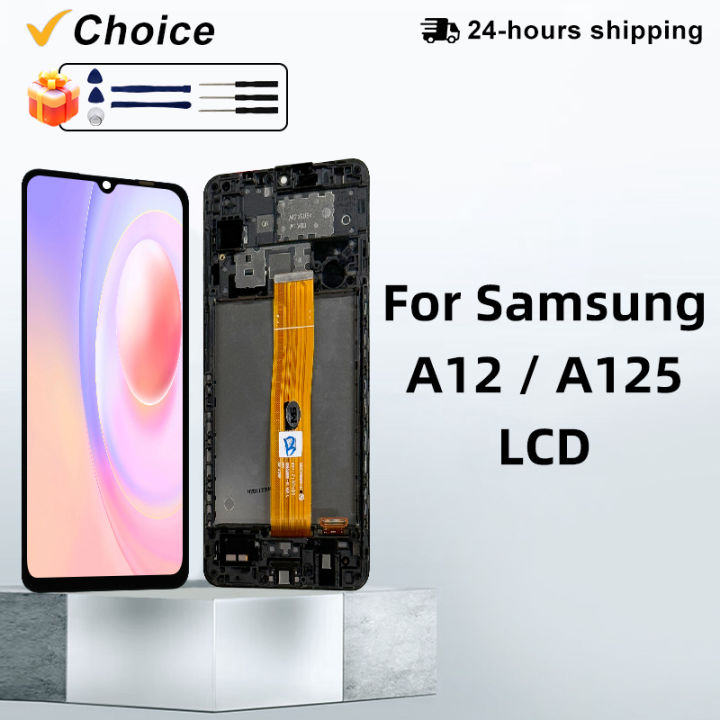 6.5" IPS For Samsung A12 Display SM-A125M LCD Touch Screen Digitizer ...