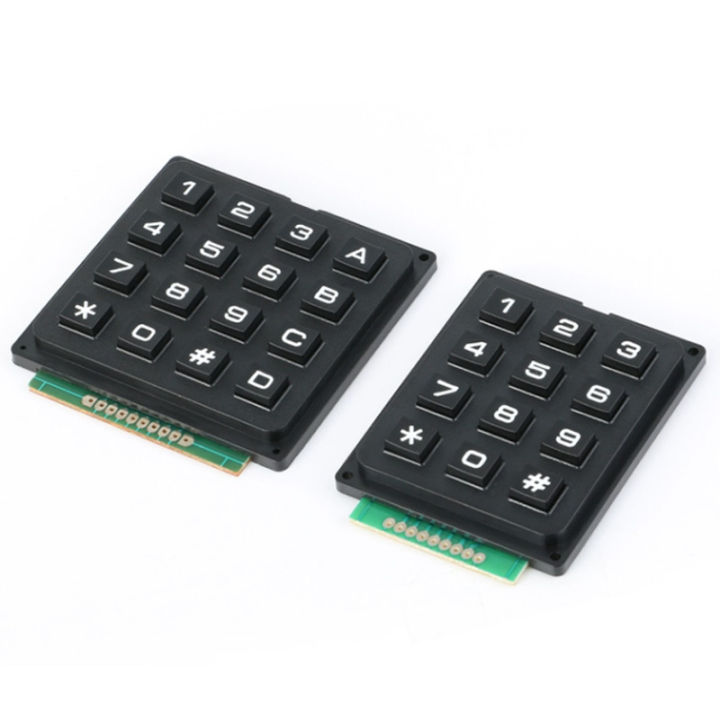 Microcontroller Keypad Pushbutton Matrix 4*3 4X4 16 Keys Industrial ...