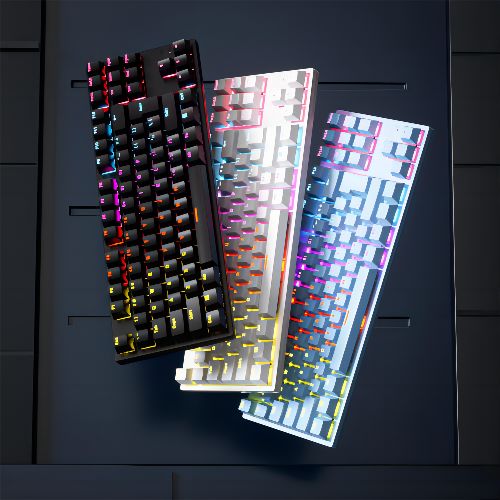 【DELIVER IN 3 DAYS】ZIFRIEND KA800 /KA802 87 Keys Mechanical Keyboard ...